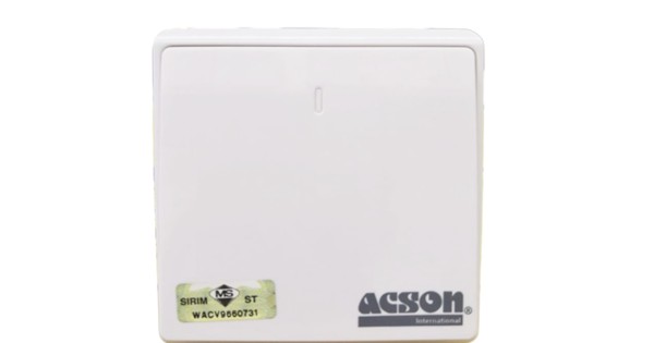 EASI SWITCH ACSON AS011 1 GANG 1 WAY 16AX 250V