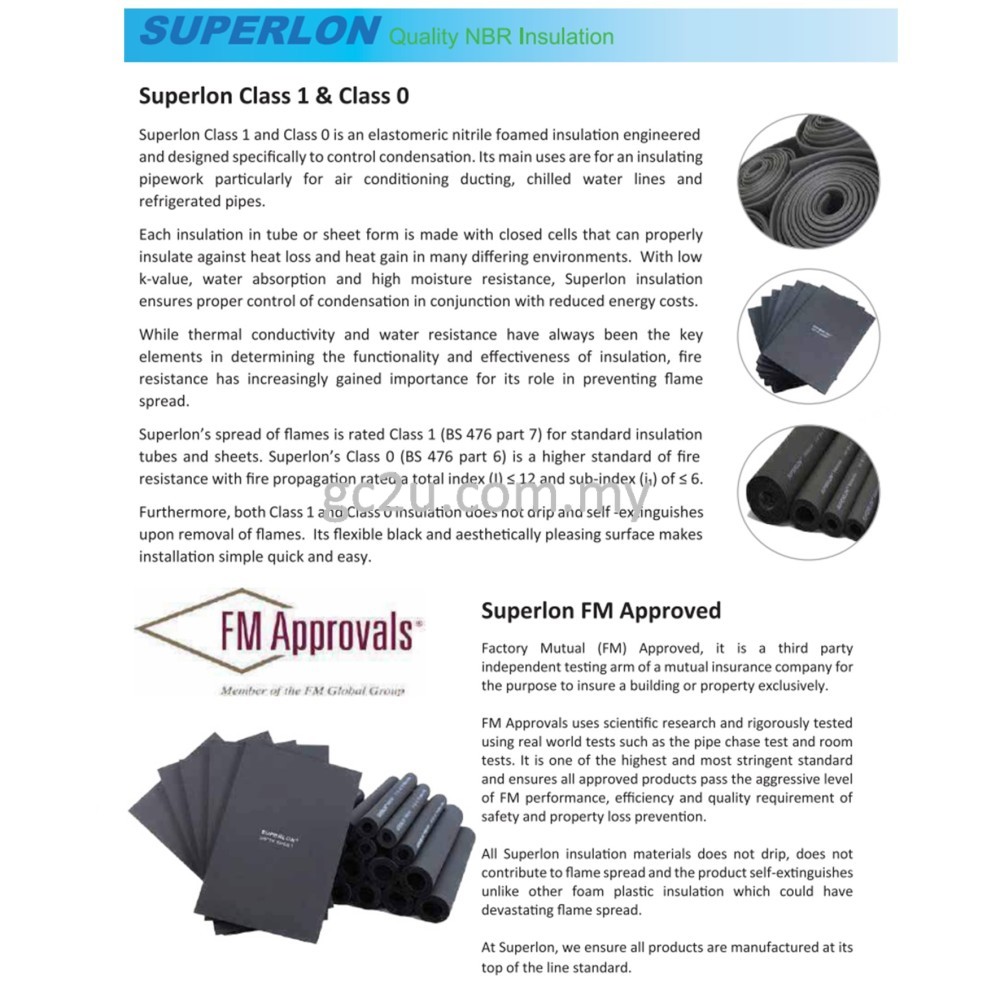 INSULATION 5/8" X 1/2" ( SUPERLON ) HD