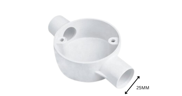 BOX PVC TWO WAY (25MM)